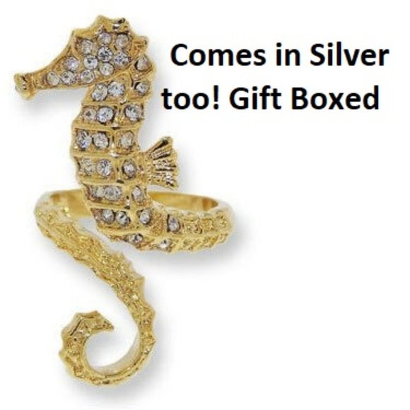 Sea Horse Ring | Jewelry | Yellow Gold Seahorse Ring Nwt | Poshmark